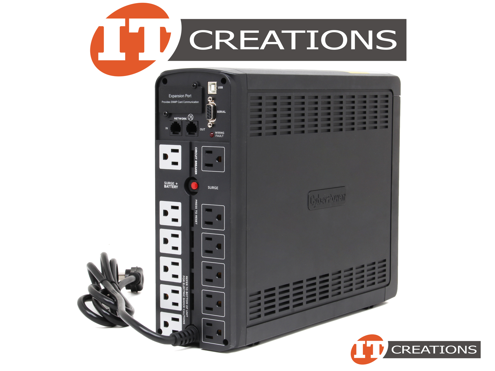 CP1500PFCLCDA-NEW - New - CYBERPOWER UPS BATTERY BACKUP 1500VA / 1000W ...