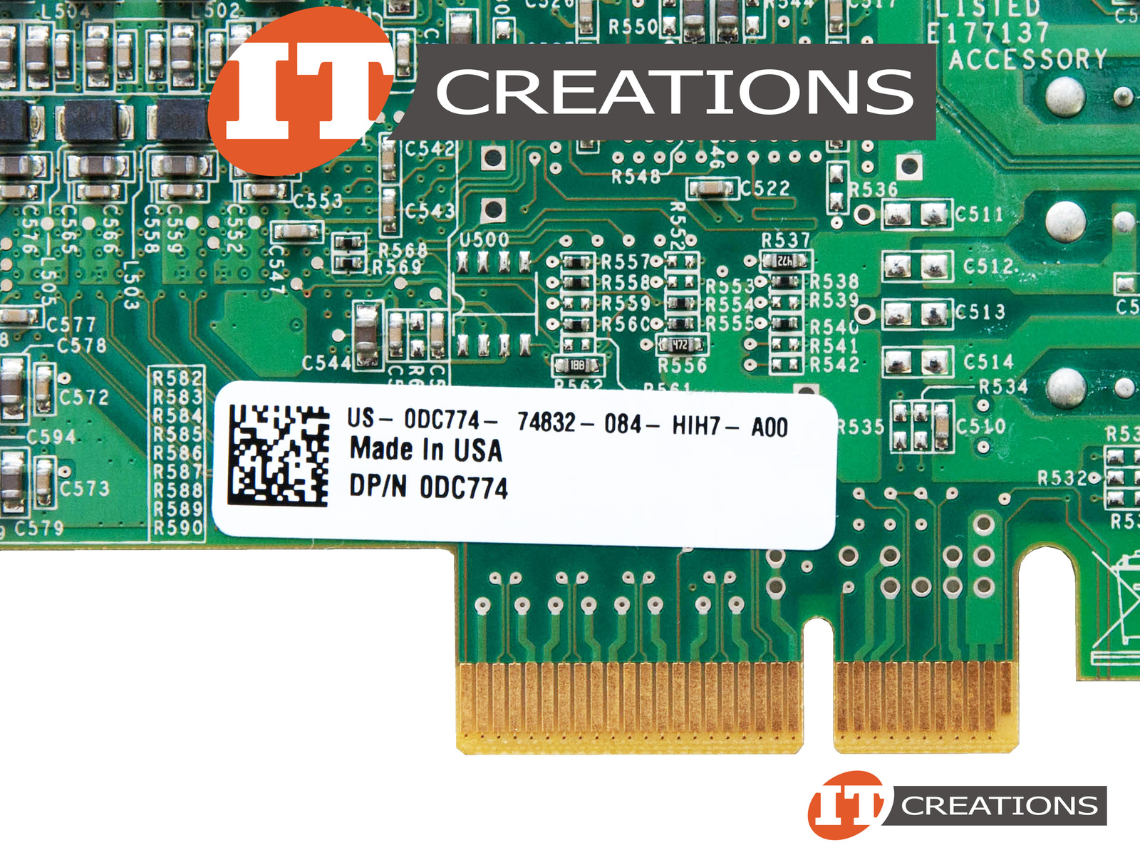 DC774-HIGH P DELL / QLOGIC QLE2460 HBA 4GB SINGLE PORT PCI-E X4 LC ...