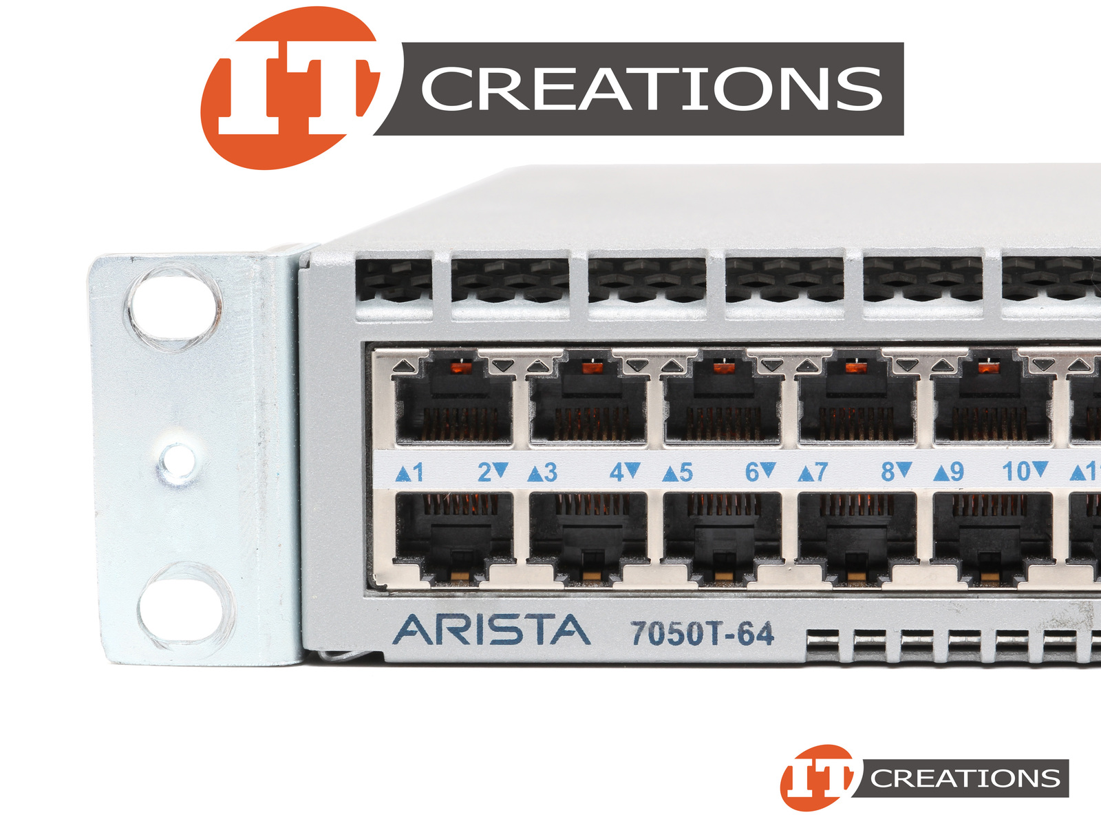 DCS-7050T-64-F-NEW - New - ARISTA 7050 48XRJ45 + 4QSFP+ SWITCH - FRONT ...