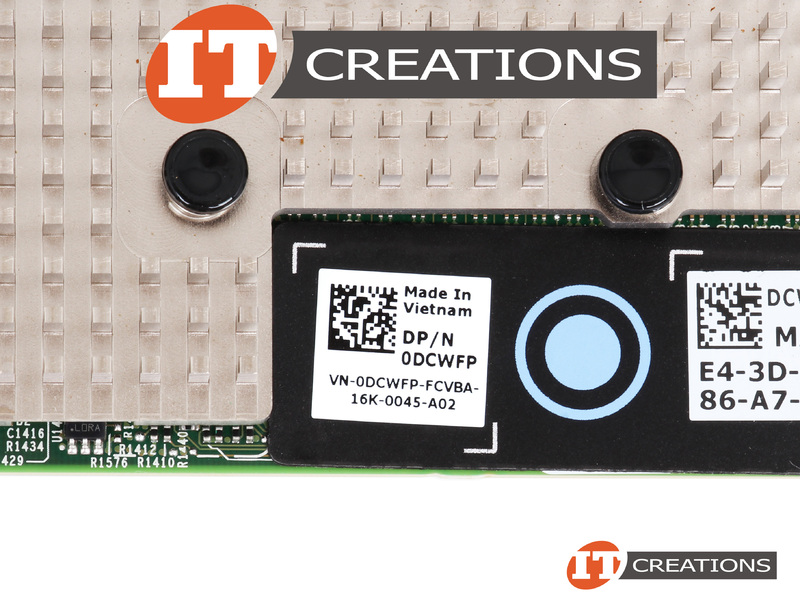 DCWFP DELL / BROADCOM 57504 NIC 25GBE QUAD PORT MEZZANINE CARD FOR DELL ...