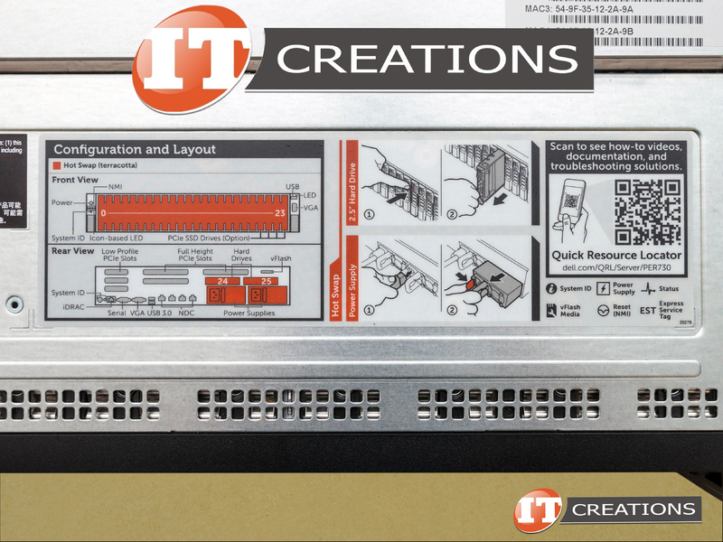 DELL R730XD 2.5 - New - DELL POWEREDGE R730XD 2.5 INCH SMALL FORM ...