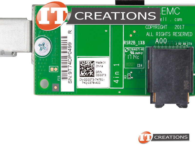 DGGT3 DELL REAR CENTER RISER BOARD FOR DELL EMC POWEREDGE R740 / R740XD ...