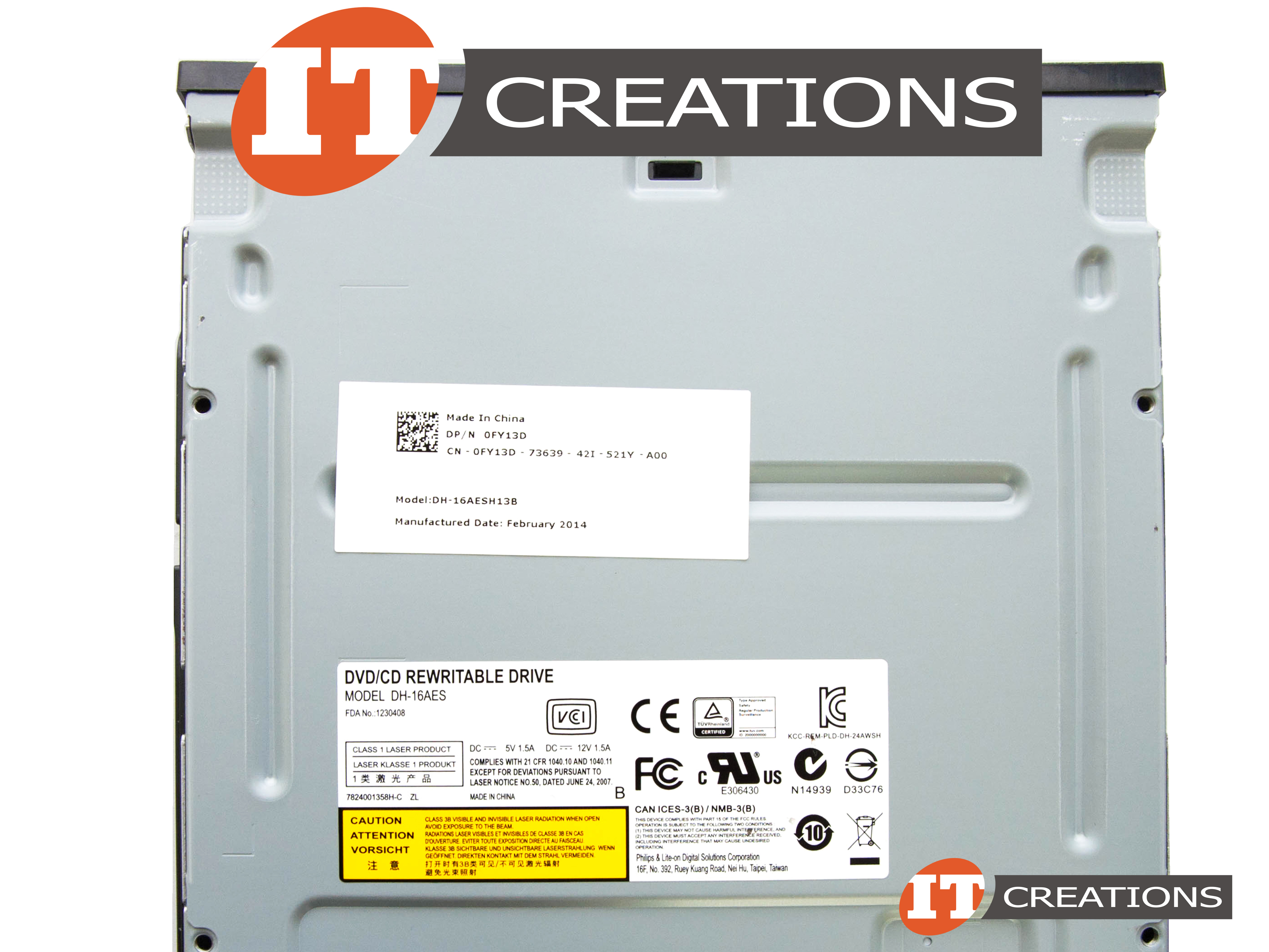 DH-16AES-DELL DELL OPTICAL DRIVE DVD MULTI RECORDER RW DVD REWRITABLE ...