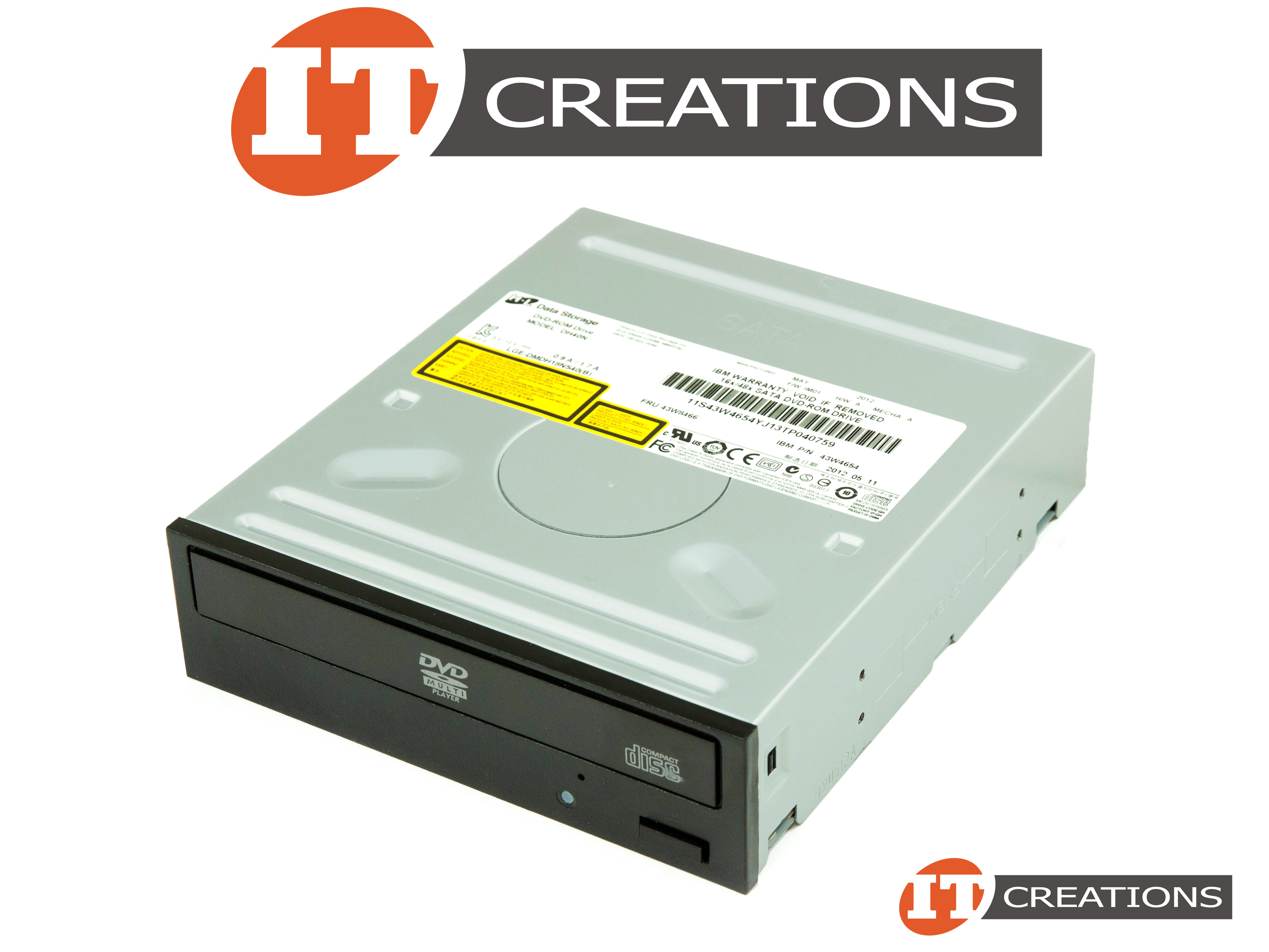 DH40N-IBM IBM OPTICAL DRIVE DVD MULTI PLAYER COMPACT DISC FULL HEIGHT ...