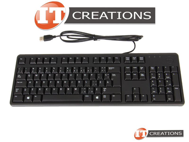 DJ484 DELL KEYBOARD KB212-B WITH USB CABLE ( MODEL KB4021 )