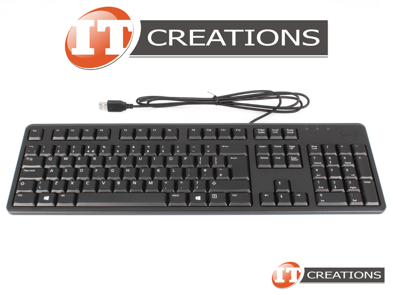 DJ491 DELL KEYBOARD KB212-B UK ENGLISH WITH USB CONNECTOR ( MODEL: KB4021 )