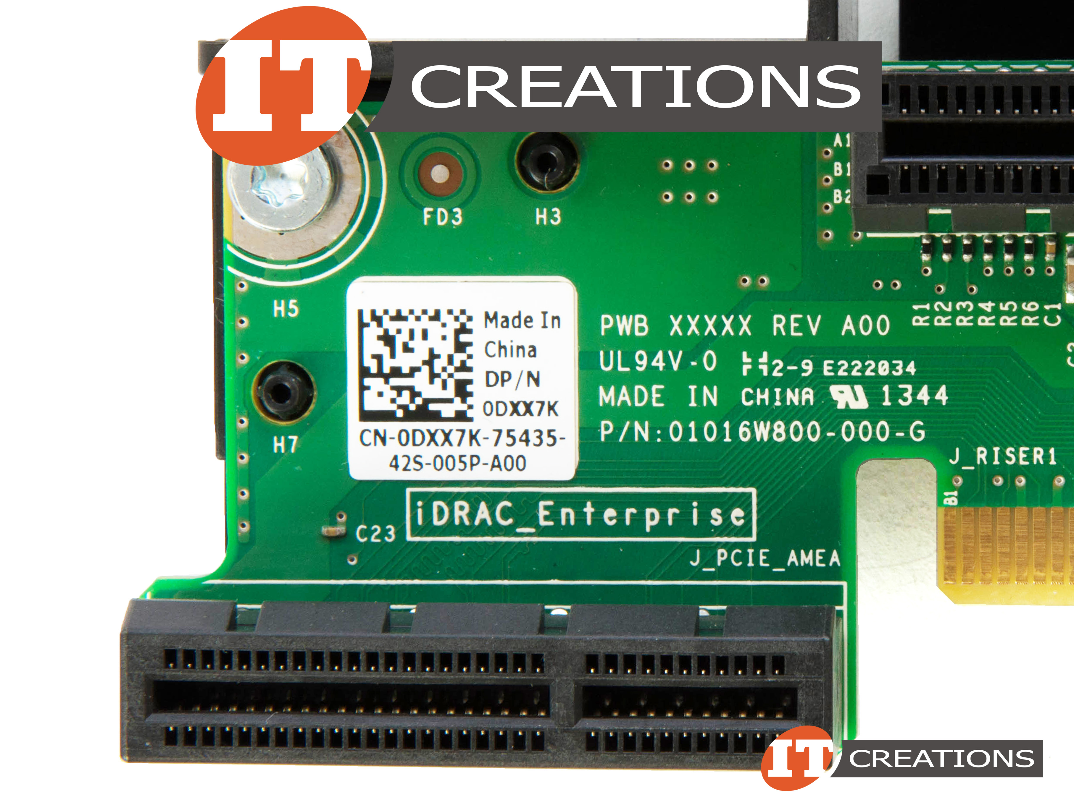 DXX7K DELL RISER 1 BOARD FOR DELL POWEREDGE R520 - 2P SYSTEM RISER CARD ...