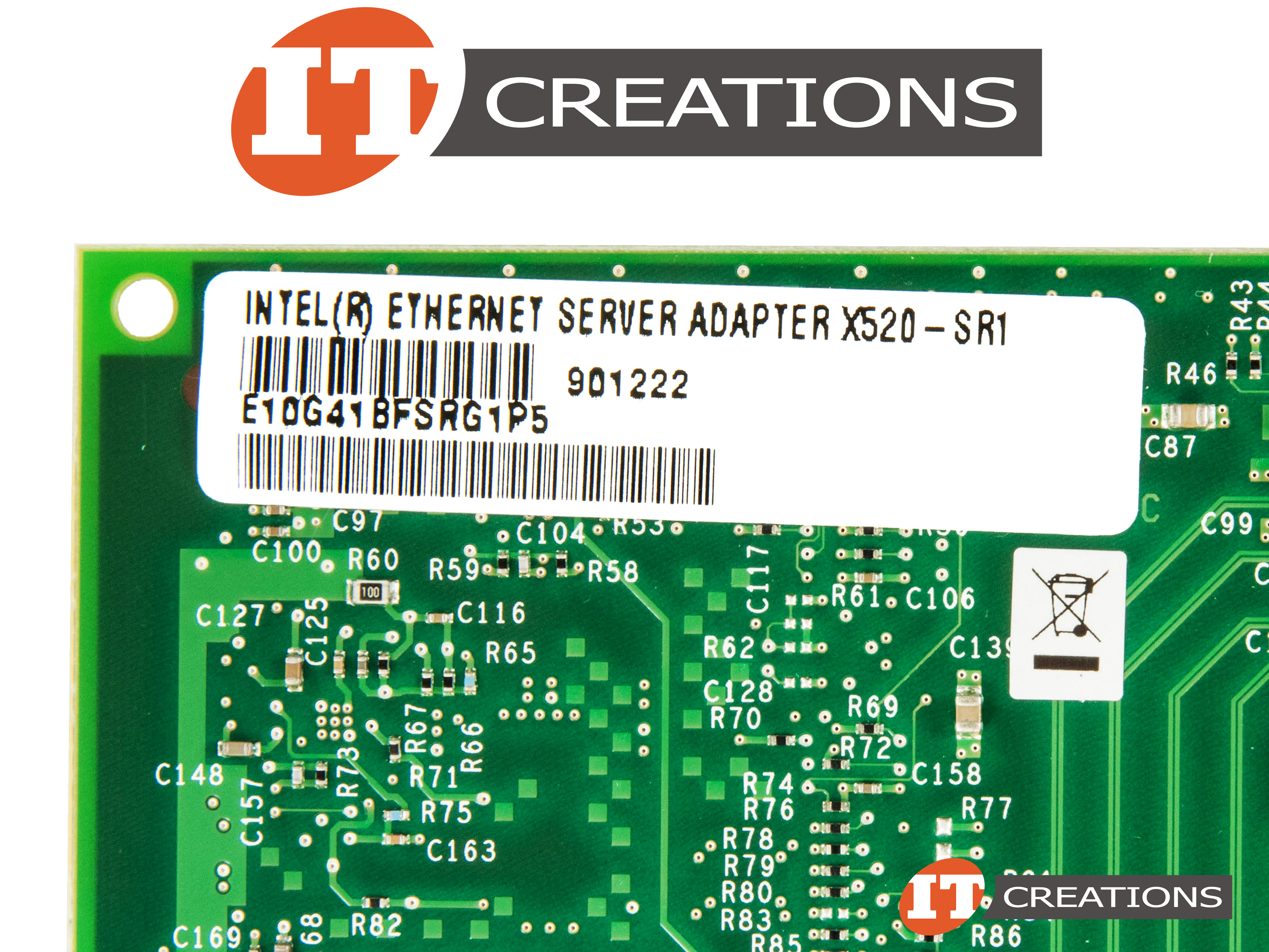 E10G41BFSRG1P5-HIGH P INTEL X520-SR1 NETWORK CARD PCI-E 2.0 X8 5.0 GT/S ...