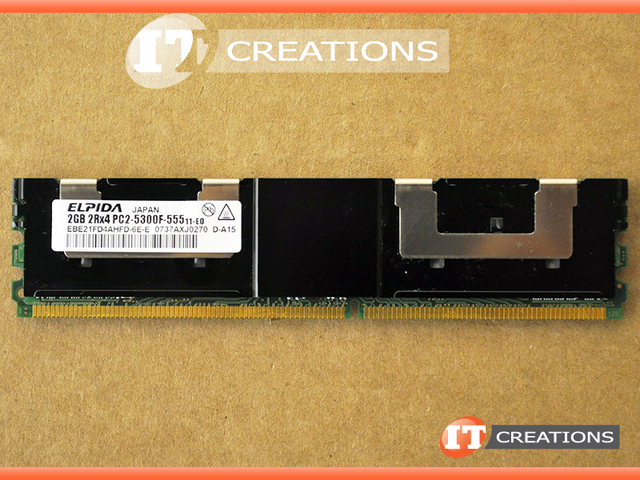 EBE21FD4AHFD-6E-E ELPIDA 2GB 2RX4 PC2-5300F FULLY BUFFERED ECC DDR2-667 ...