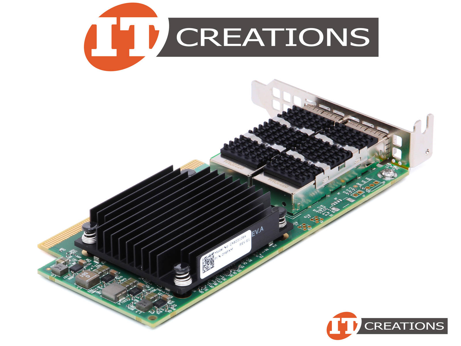 F6FXM-LOW P DELL / MELLANOX CONNECTX-6 DX NIC 100GBE DUAL PORT QSFP56 ...