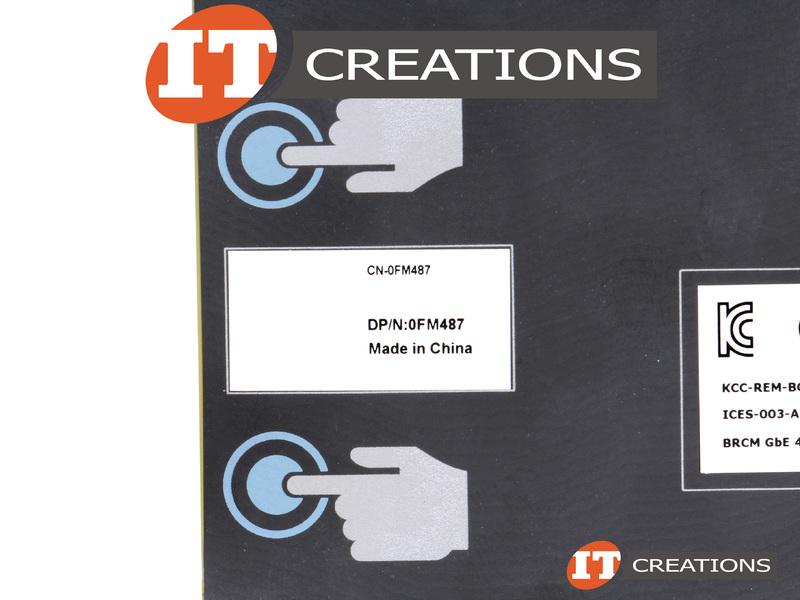 FM487 - Used - DELL / BROADCOM 5720 RNDC 1GBE PCI-E 2.0 10 / 100 / 1000 ...