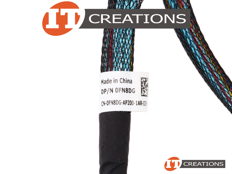 FN8DG DELL DUAL MINI SAS HD CABLE FOR DELL EMC POWEREDGE R740XD - 22 ...