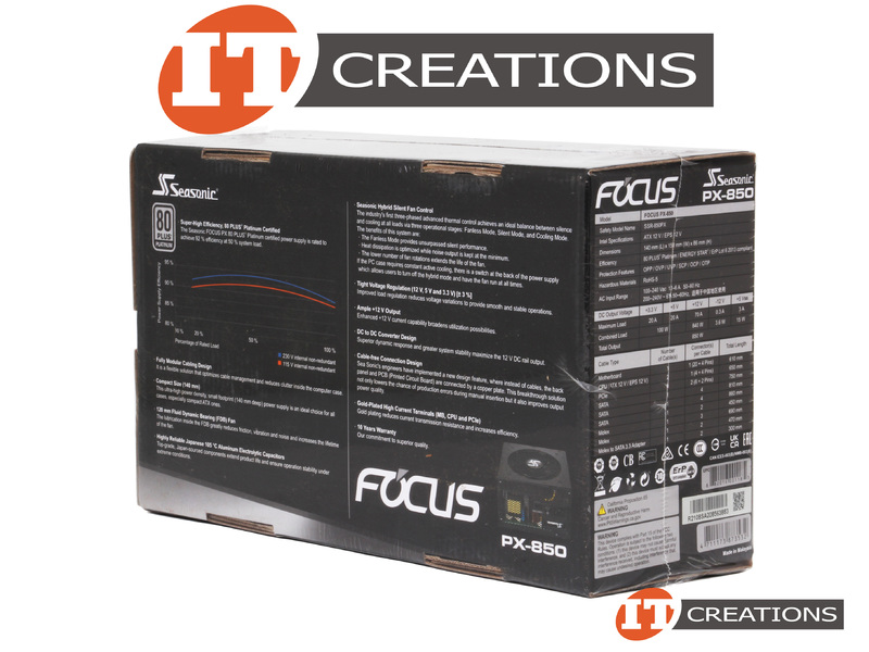 FOCUS PX-850-RETAIL - Retail - SEASONIC POWER SUPPLY 850W 100-240V 11-5 ...