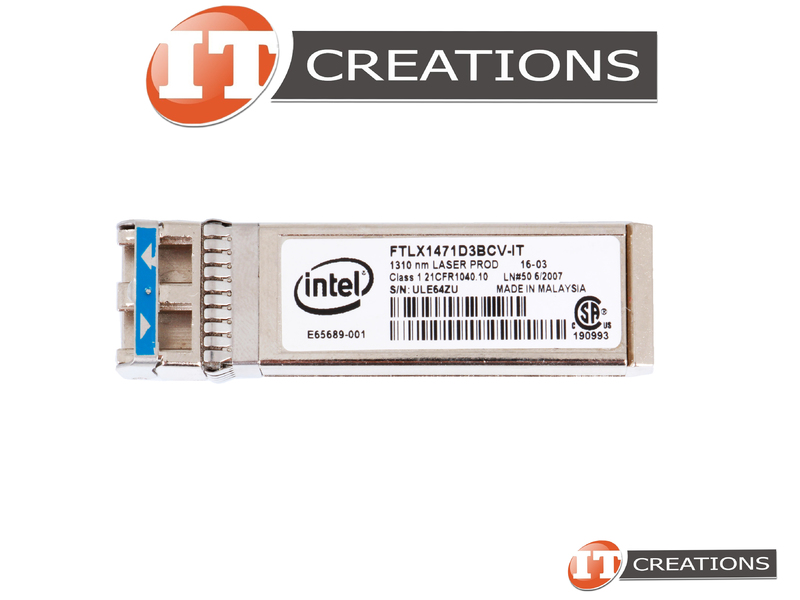 FTLX1471D3BCV-IT INTEL / FINISAR 10GB SFP+ LC OPTICAL TRANSCEIVER ...