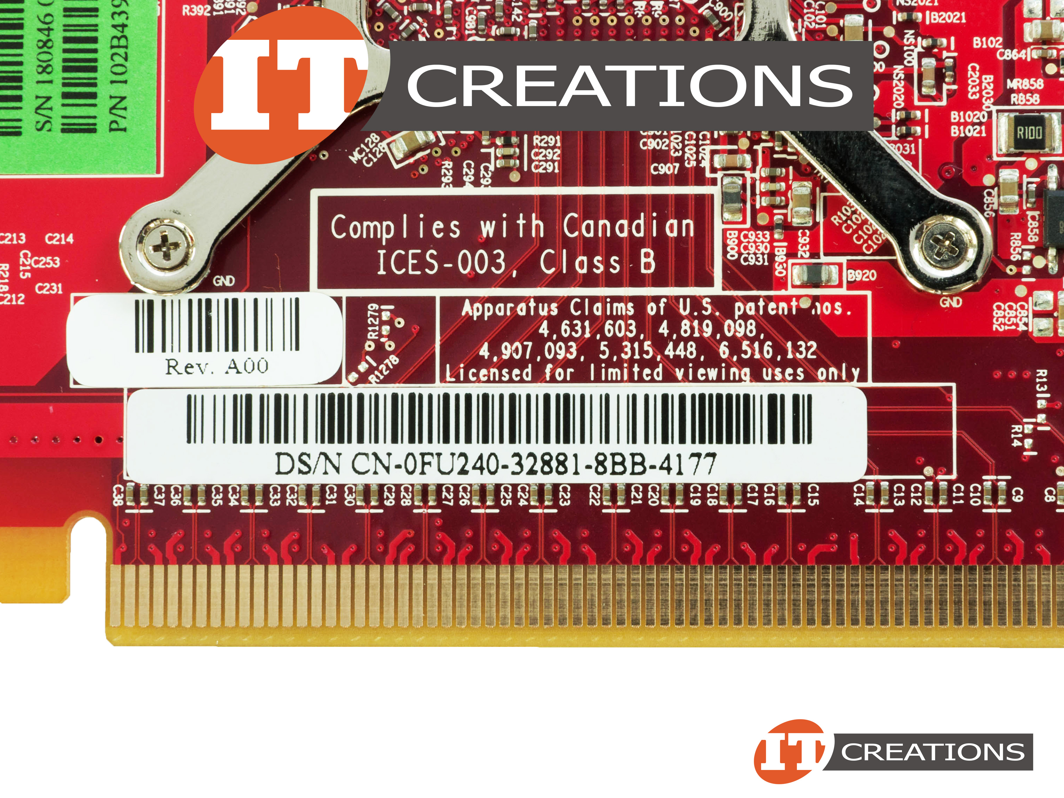 FU240 - Refurbished - DELL AMD ATI FIREGL V7700 GRAPHICS CARD 512MB 320 ...