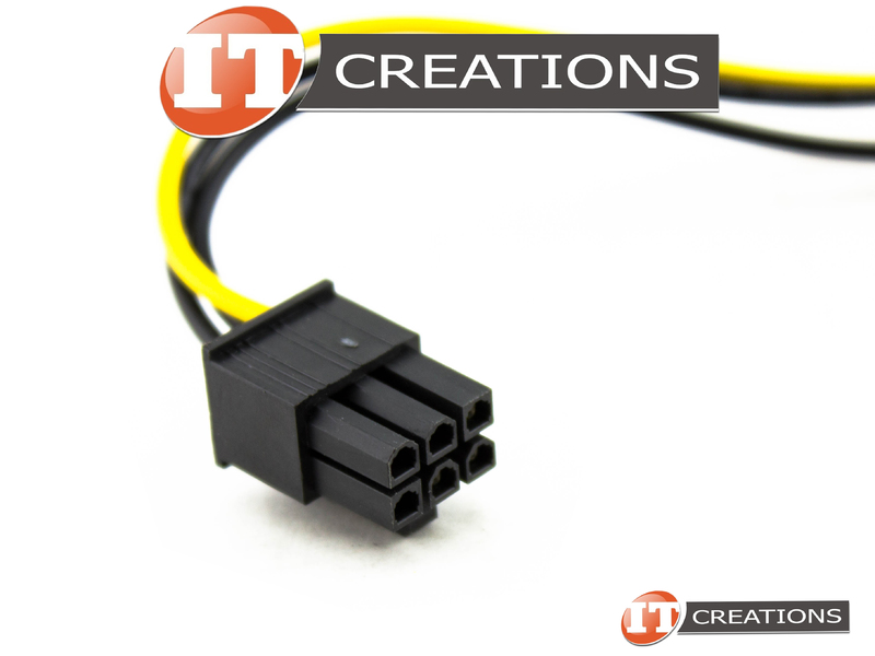GC219RA-022 ATI VIDEO POWER CABLE - 6 PIN TO ( 1 ) ONE 4 PIN MALE ...