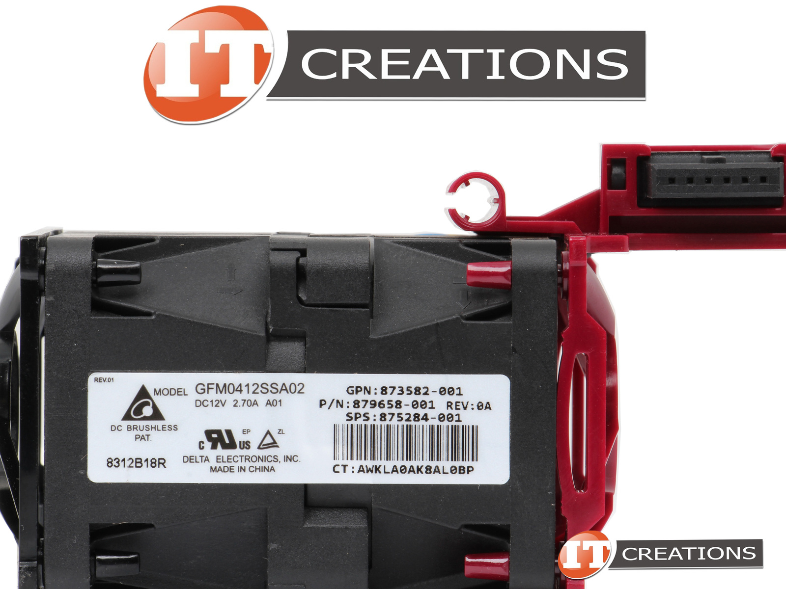 GFM0412SSA02-HP DL360 G10 HP HIGH PERFORMANCE FAN MODULE FOR HPE ...