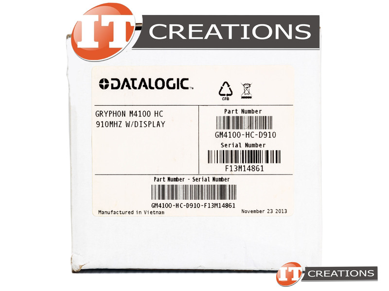 GM4100-HC-D910-NEW - New - DATALOGIC GRYPHON M4100 HC HANDHELD BARCODE ...