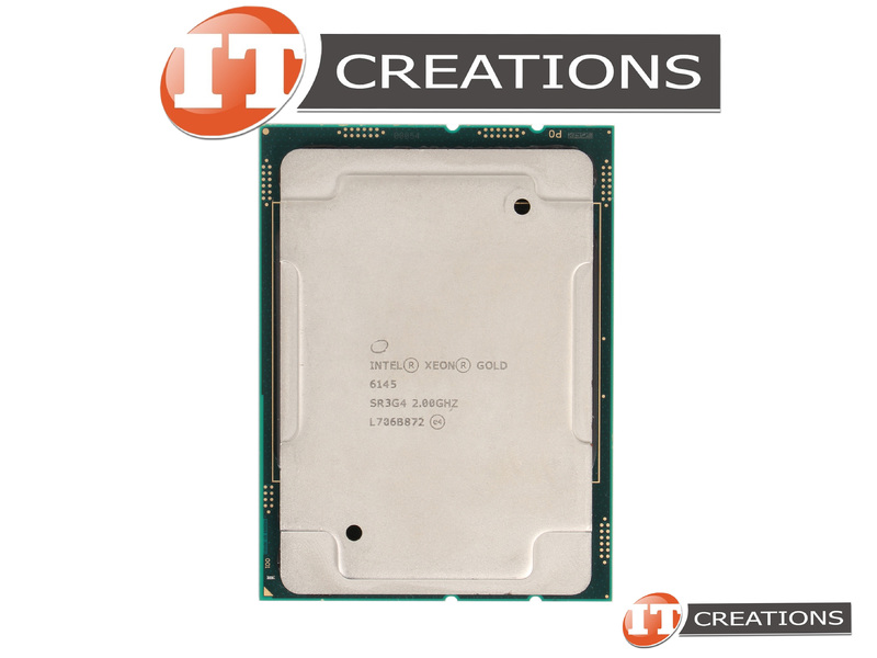 GOLD 6145 - Used - INTEL XEON GOLD 20 CORE PROCESSOR 6145 2.00GHZ 27 ...