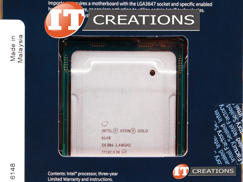 GOLD 6148-RETAIL - Retail - INTEL XEON GOLD 20 CORE PROCESSOR 6148 2 ...