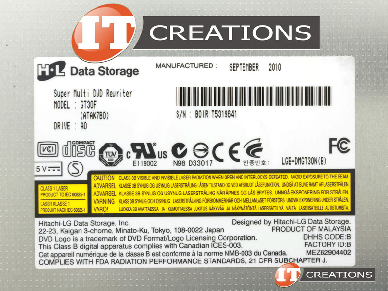 GT30F HL DATA STORAGE OPTICAL DRIVE DVD R/RW COMPACT DISC CD REWRITABLE ...