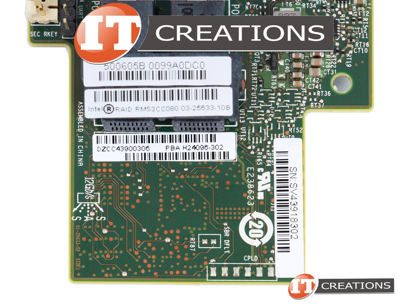 H24096-302 INTEL RMS3CC080 INTEGRATED RAID MODULE 12GB/S SAS3 8 PORT ...