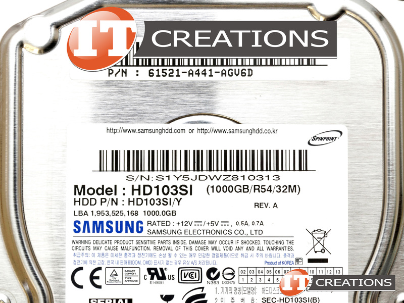 HD103SI - Refurbished - SAMSUNG 1TB SATA II 3.5 INCH LARGE FORM FACTOR ...