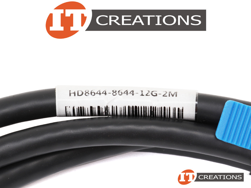 HD8644-8644-12G-2M 12GB/S EXTERNAL MINI SAS HD 2M CABLE - EXT SFF-8644