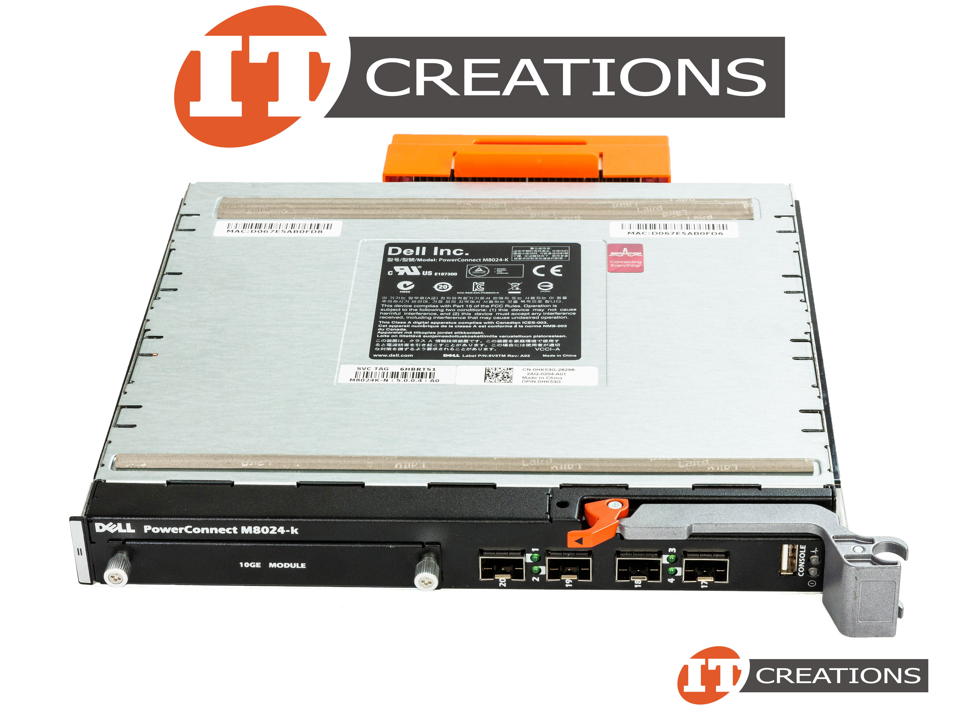 HK53G DELL POWERCONNECT M8024-K 10GBE ETHERNET SWITCH FOR DELL ...