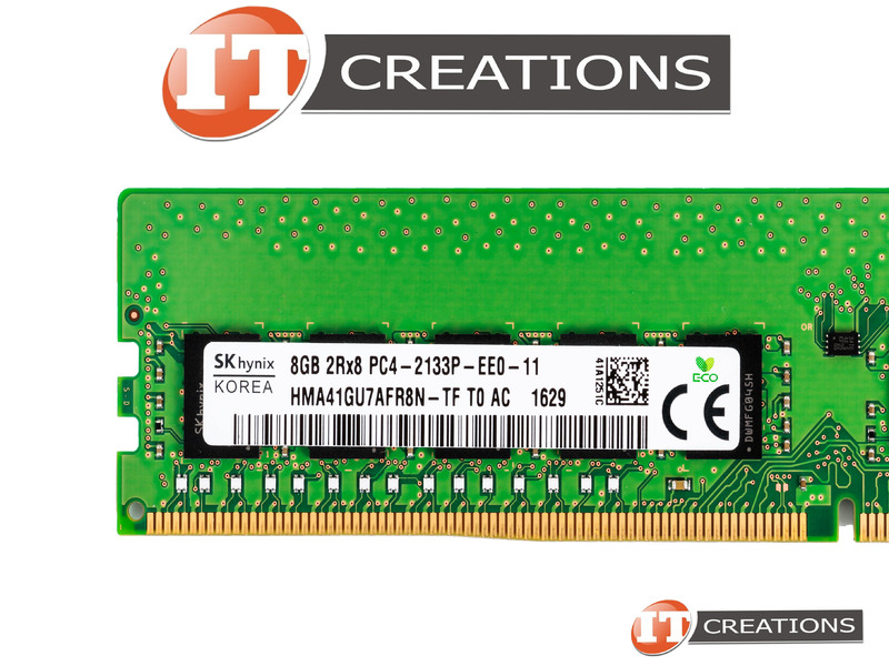 HMA41GU7AFR8N-TF SK HYNIX 8GB PC4-17000 DDR4-2133P-E UNBUFFERED ECC ...