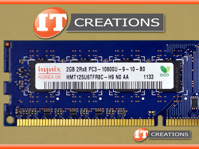 HMT125U6TFR8C-H9 HYNIX 2GB 2RX8 PC3-10600U UNBUFFERED DDR3-1333 MEMORY MODULE