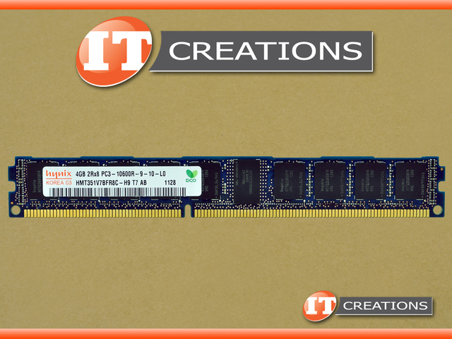 HMT351V7BFR8C-H9 HYNIX 4GB PC3-10600R DDR3-1333 REGISTERED ECC 2RX8 CL9 240 PIN 1.5V VERY LOW ...