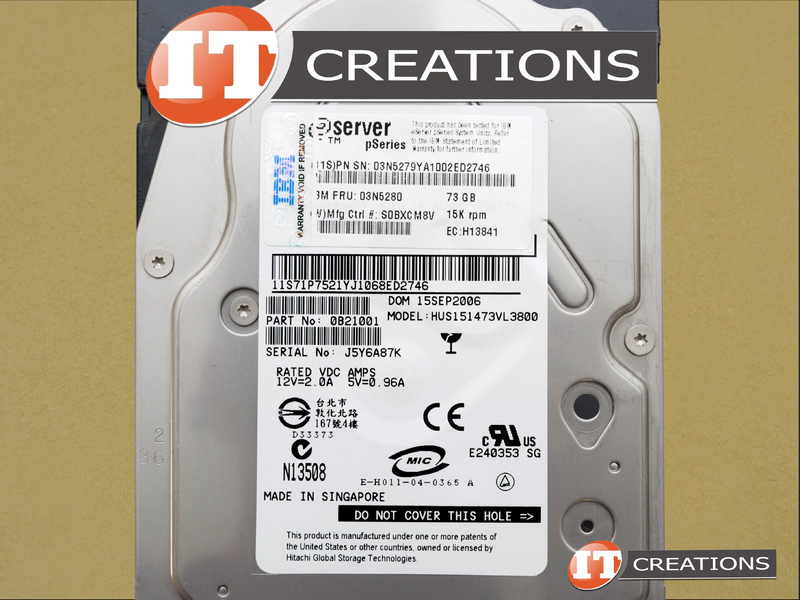 HUC103030FLF210-IBM IBM / HITACHI GLOBAL 300GB 10K RPM FIBRE CHANNEL FC ...