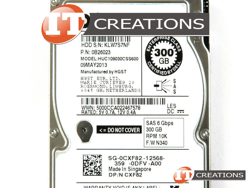 HUC109030CSS600-DELL - Refurbished - DELL / HITACHI GLOBAL 300GB 10K ...