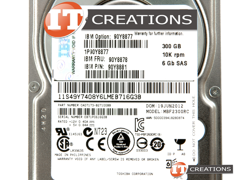 HUC109030CSS600-IBM - Refurbished - IBM / HITACHI GLOBAL 300GB 10K RPM ...