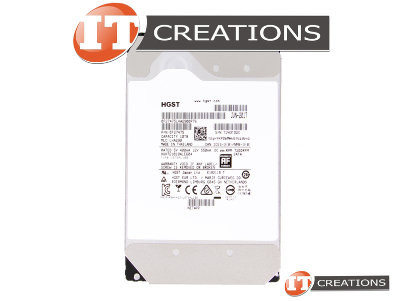 HUH721010ALE604 - Refurbished - HITACHI GLOBAL 10TB 7.2K RPM SATA III 3 ...