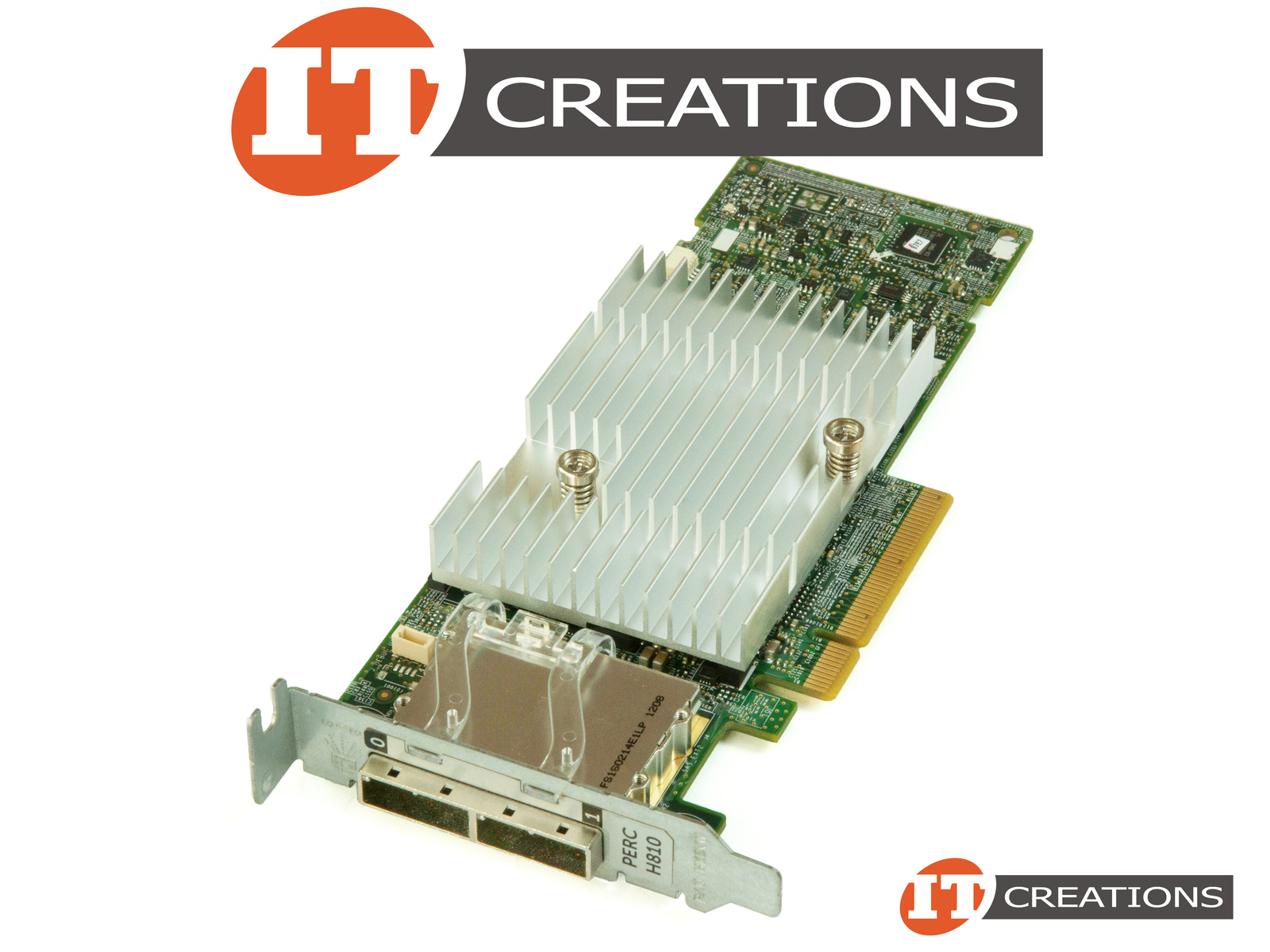 HVCWY-LOW P DELL PERC H810 1GB PCI-E 2.0 X8 ( 2 ) TWO EXTERNAL MINI SAS ...
