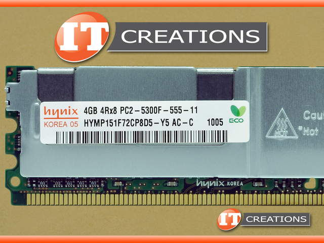HYMP151F72CP8D5-Y5 IBM / HYNIX 4GB PC2-5300F DDR2-667 FULLY BUFFERED ...