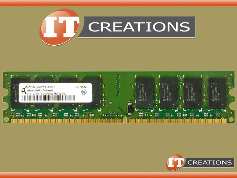 HYS64T256020EU-3S-B-QIMONDA QIMONDA 2GB PC2-5300U DDR2-667 UNBUFFERED ...