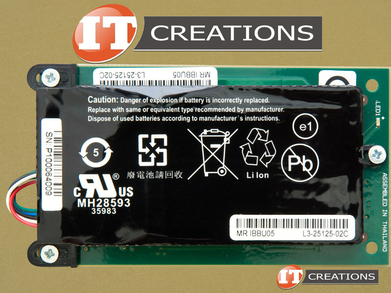 IBBU05 LSI IBBU05 INTELLIGENT BATTERY BACKUP UNIT 05 WITH DAUGHTER CARD ...