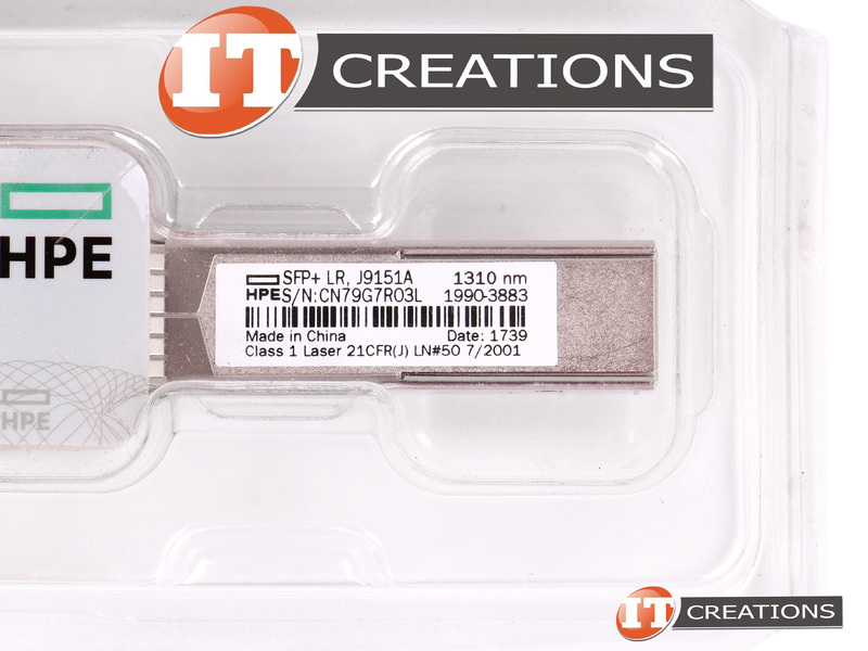 J9151A-RETAIL - Retail - HP / HPE 10G 1310NM LR SFP+ TRANSCEIVER - 10GB ...
