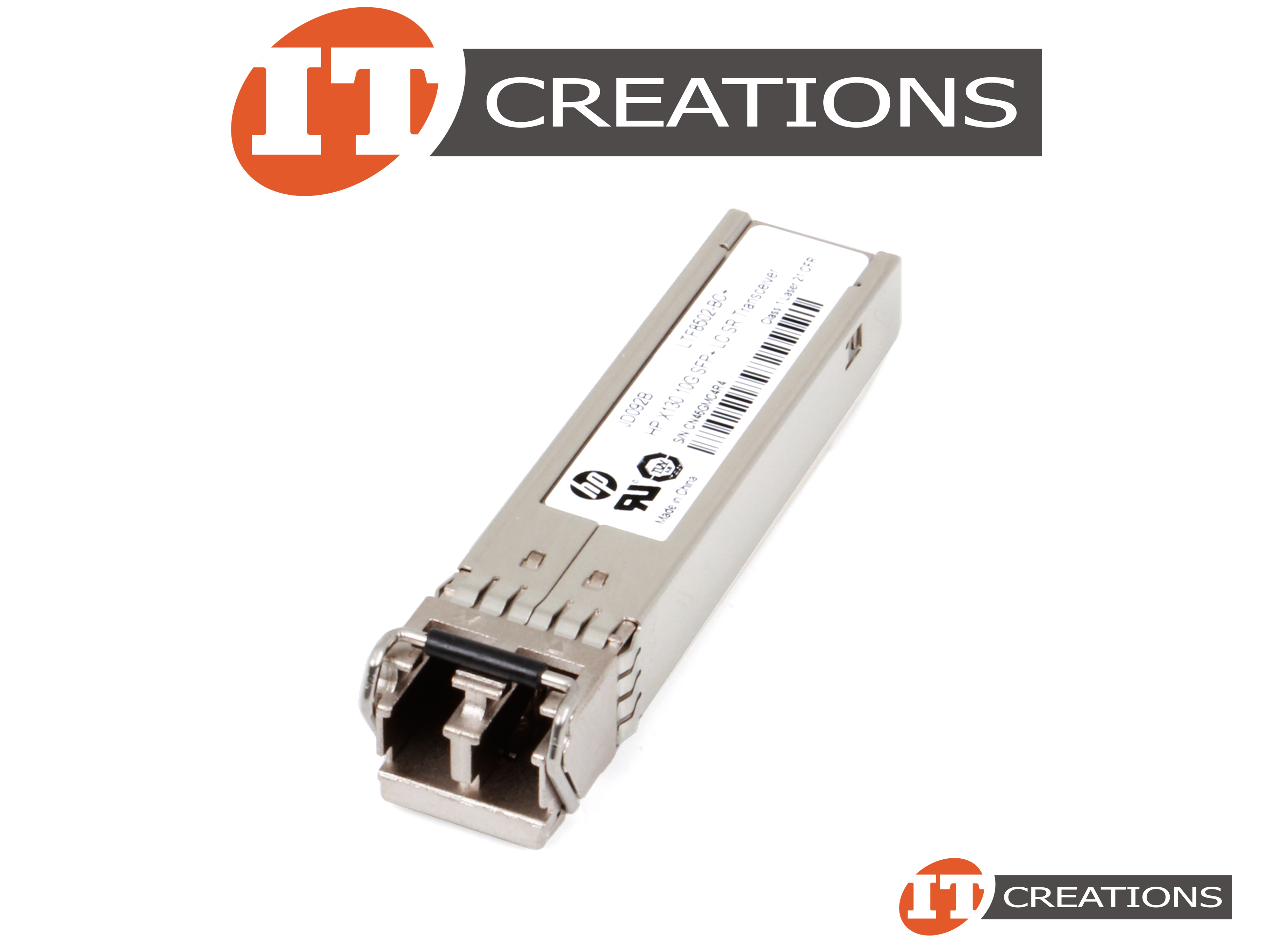 JD092B HP / HPE X130 10G 850NM LC SFP+ SR TRANSCEIVER - 10GBE SMALL ...