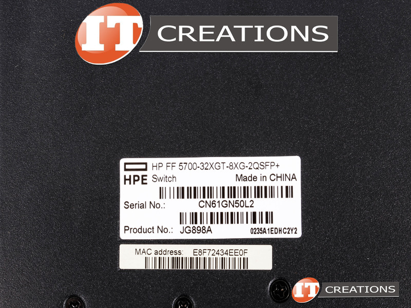 JG898A - Used - HPE FLEXFABRIC 5700 32XGT 8XG 2QSFP+ SWITCH - ( 32 ...