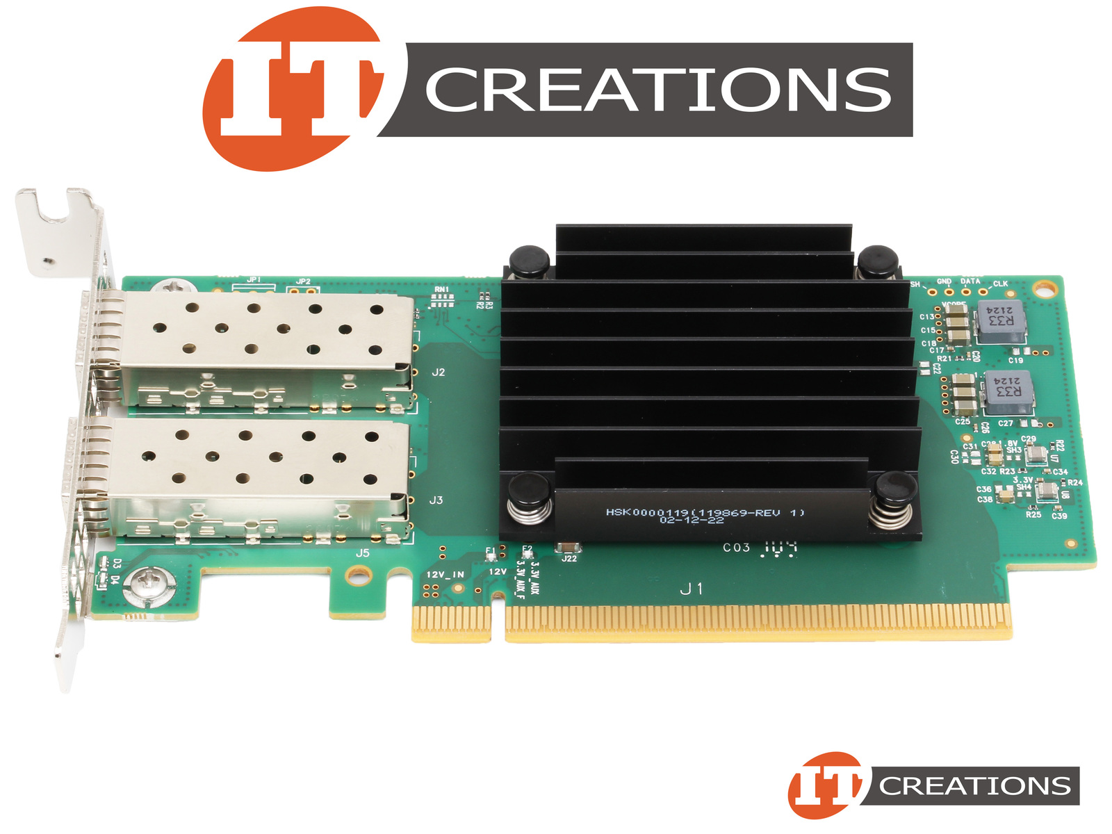 JGWVY-LOW P DELL / MELLANOX CONNECTX-5 CX512F 25GBE DUAL PORT SFP28 PCI ...