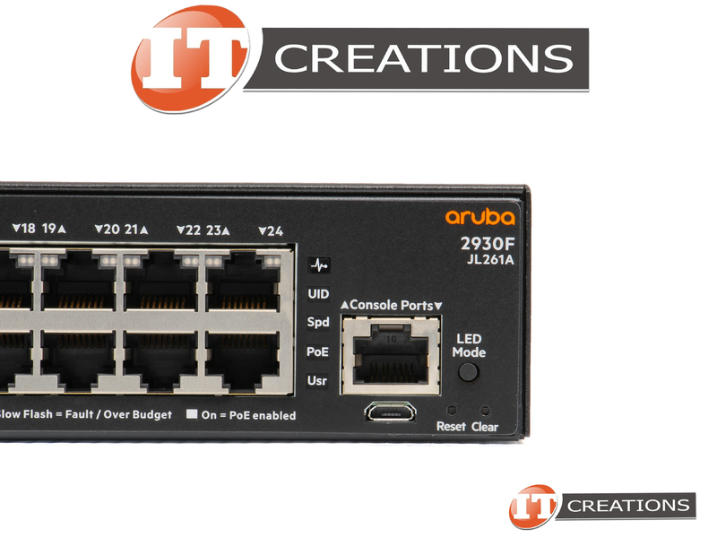 JL261A - New Other - HP / ARUBA 2930F 24G POE+4SFP SWITCH - 1U 10 / 100 ...