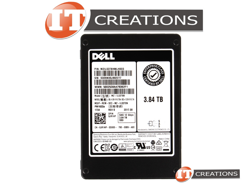 JR1HP - New Other - DELL / SAMSUNG 3.84TB TLC SAS III 2.5 INCH SMALL ...