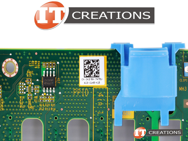 K2Y8N DELL HARD DRIVE BACKPLANE 2.5 INCH SMALL FORM FACTOR SFF 24 BAY ...