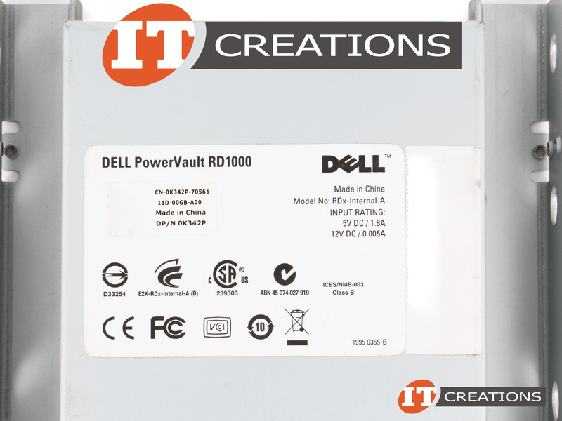 K342P DELL POWERVAULT RD1000 DISK STORAGE - TAPE DRIVE ( MODEL RDX ...