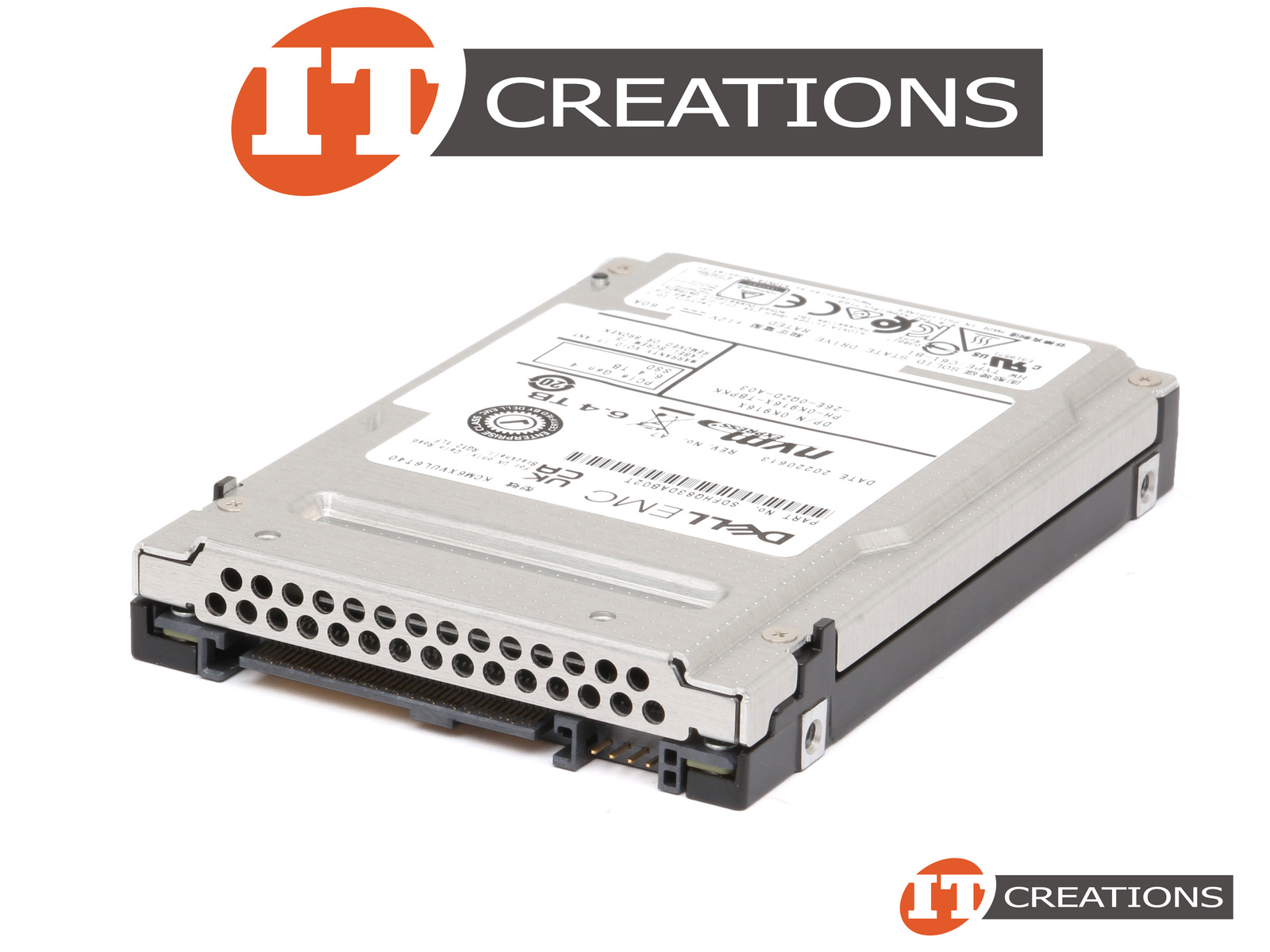 KCM6XVUL6T40-DELL - Refurbished - DELL EMC / KIOXIA 6.4TB 96-LAYER TLC ...