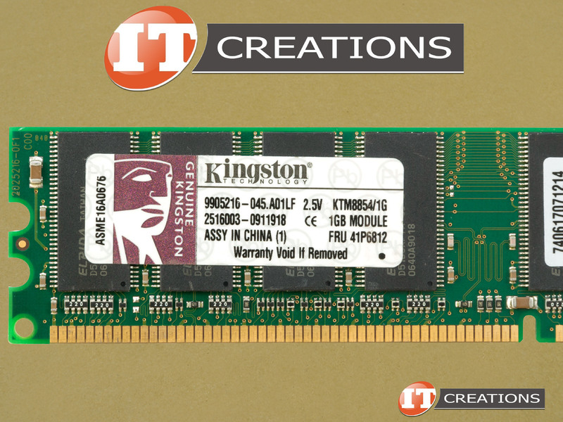 KTM8854-1G KINGSTON 1GB PC-2700 DDR-333 UNBUFFERED NON ECC 184 PIN 2.5V ...